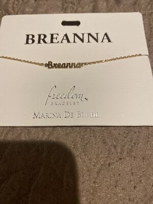 Breanna Personalized Freedom Bracelet Marina De Buchi Nickel Free | eBay