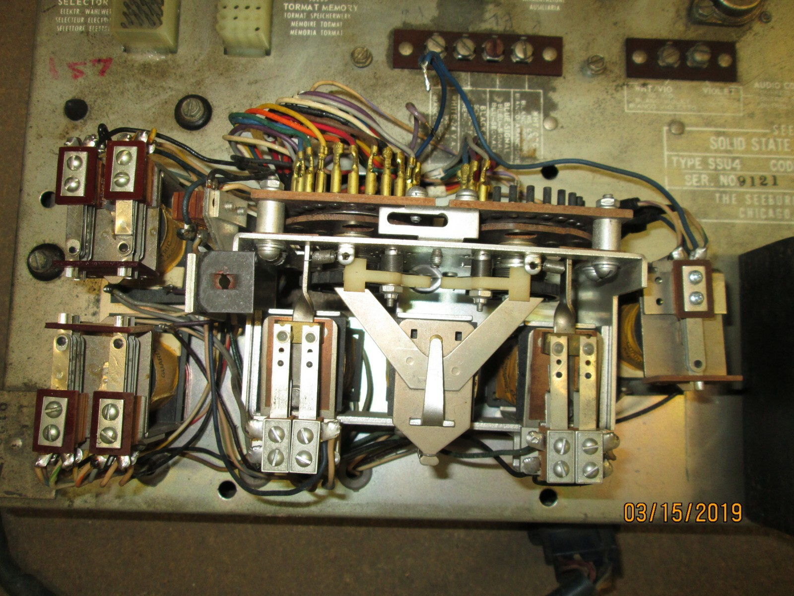 JUKEBOX SEEBURG SSU-4 STEPPER FITS LS1 - FOR PARTS - UNTESTED | eBay