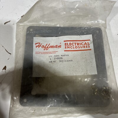 Hoffman F66GPA 52420 Wireway NEMA 1 Panel Adapter Steel New | eBay