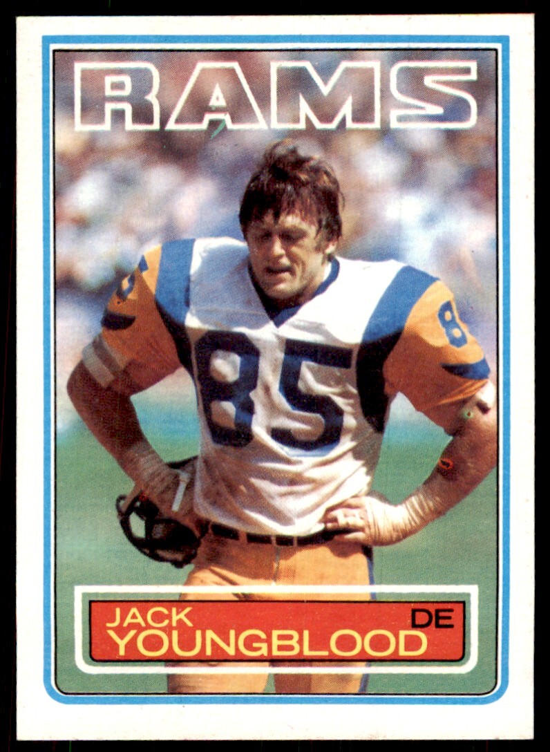 1983 TOPPS/ JACK YOUNGBLOOD LOS ANGELES RAMS #96 | eBay