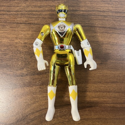 Mighty Morphin Power Rangers Movie Edition Yellow Metallic Ranger ...
