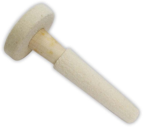 2 In 1 Buffing Tool With Soft Fuzzy Fabric Over A Reinforced Wood ...