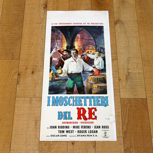 I MOSCHETTIERI DEL RE locandina poster Les trois mousquetaires Dumas ...