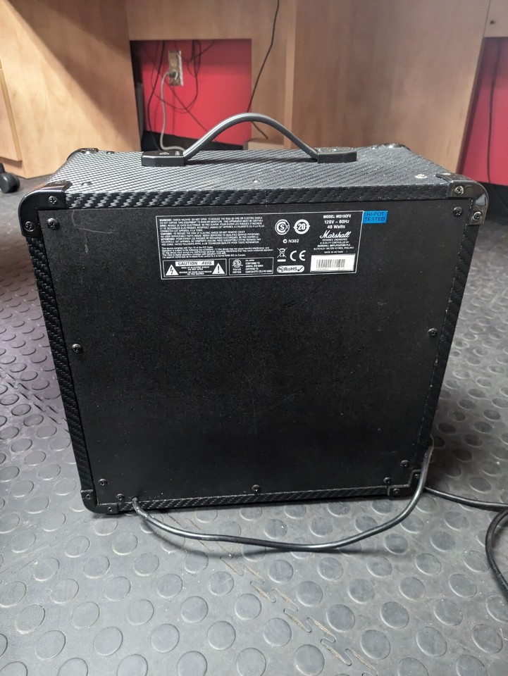 Marshall MG15CFX 15 Watt 1x8 Solid State Guitar Combo Amplifier Pre ...