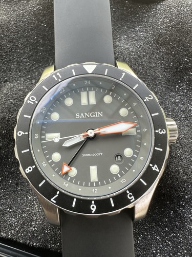 Sangin Instruments “GHOST” Grey Professional GMT. COMPLETE SET | eBay