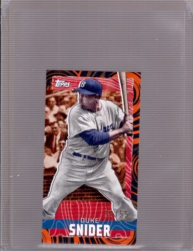 2023 Topps Rip - Mini Duke Snider #MRIP-DS Orange Black Ripples /55 for ...