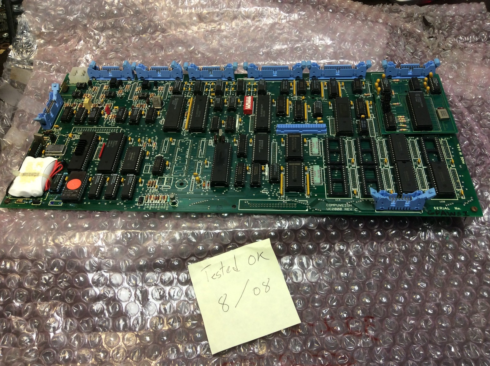 COMPUWEIGH UC2000 MOTHERBOARD SCALE BOARD RARE RARE NOS NEW SALE $499 ...