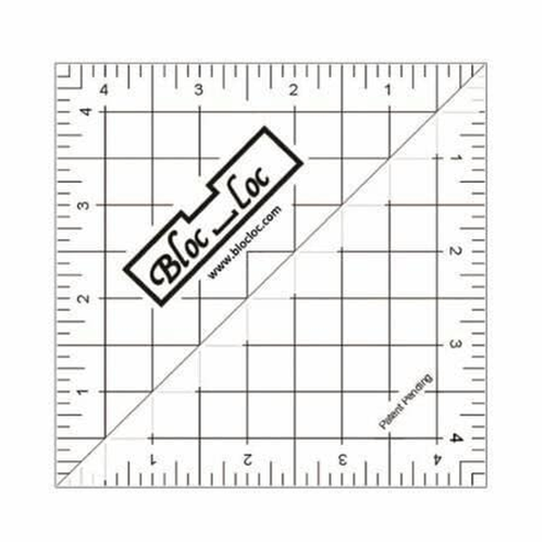 Half Square Acrylic Triangle Ruler, HST- 4.5X4.5 Inches 705353545610| eBay