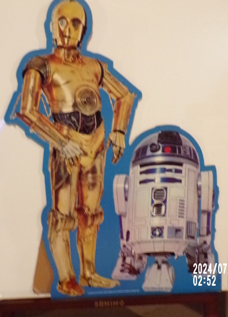 1983 Lucasfilm Star Wars R2-D2 C-3PO Vintage Standee Rare 30x21 unused ...