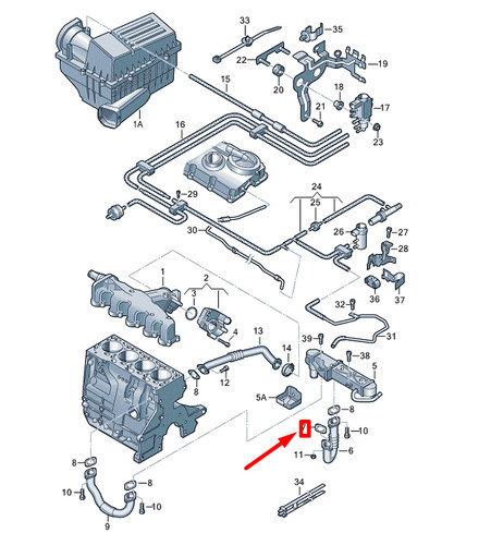 NEU VOLKSWAGEN AMAROK EGR -VENTILROHR -DICHTUNGSDICHTUNG 03L131547L ...