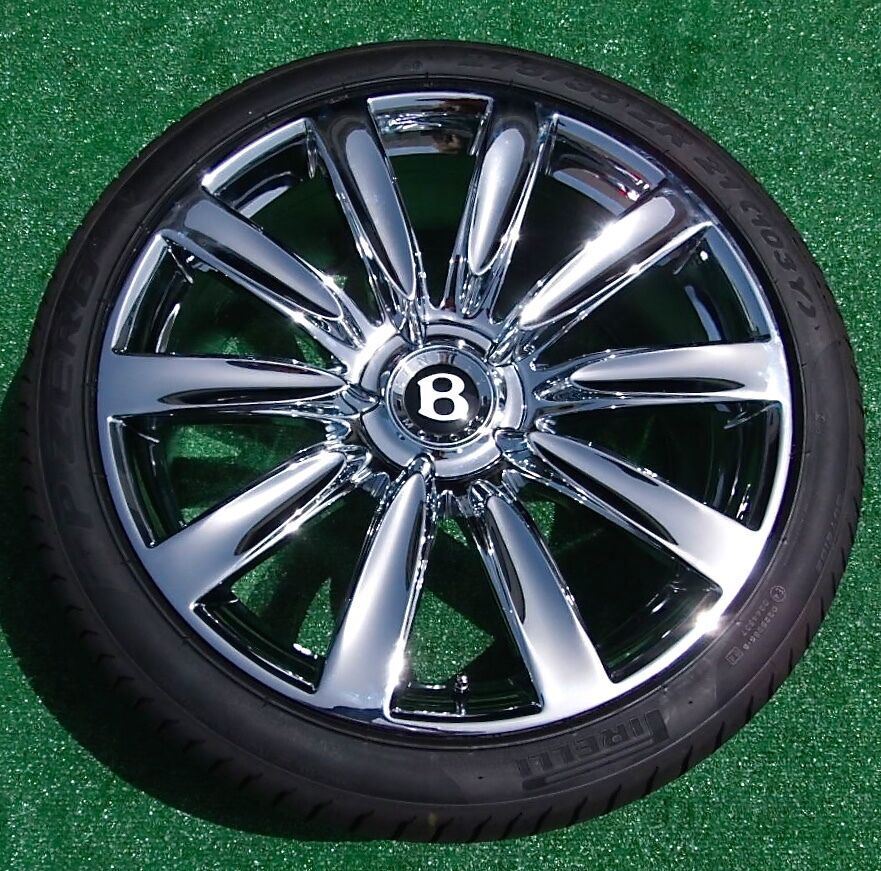 Factory Bentley Center Cap Boss Original Genuine OEM Wheel Red B ...