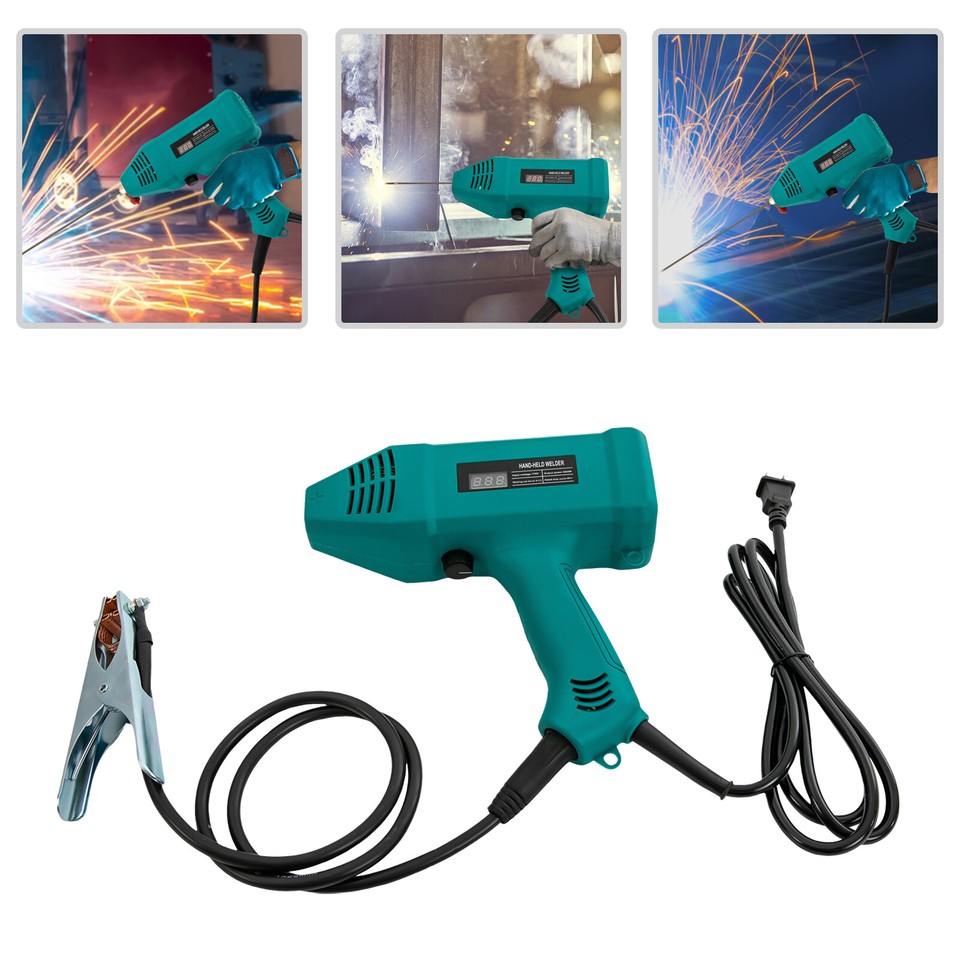 110V 3000W Electric Welder Hand Held Welding Machine Kit Digital Arc ...