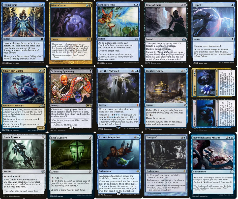 Commander Ninja Deck - Yuriko - Dimir Blue Black - EDH -100 Card - MTG ...