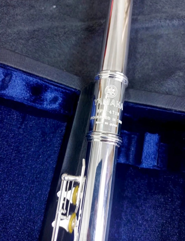 Japan Yamaha YFL-471H Silver Gold Flute Musical Instrument Flute 17 Key Open | eBay