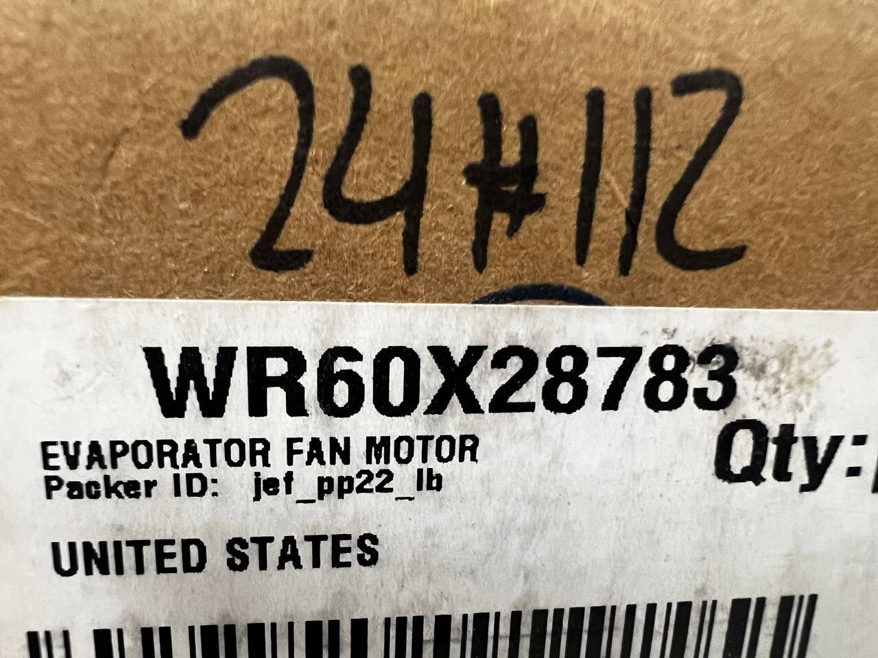 GE+Refrigerator+Evaporator+Fan+Motor+WR60X28783 for sale online | eBay
