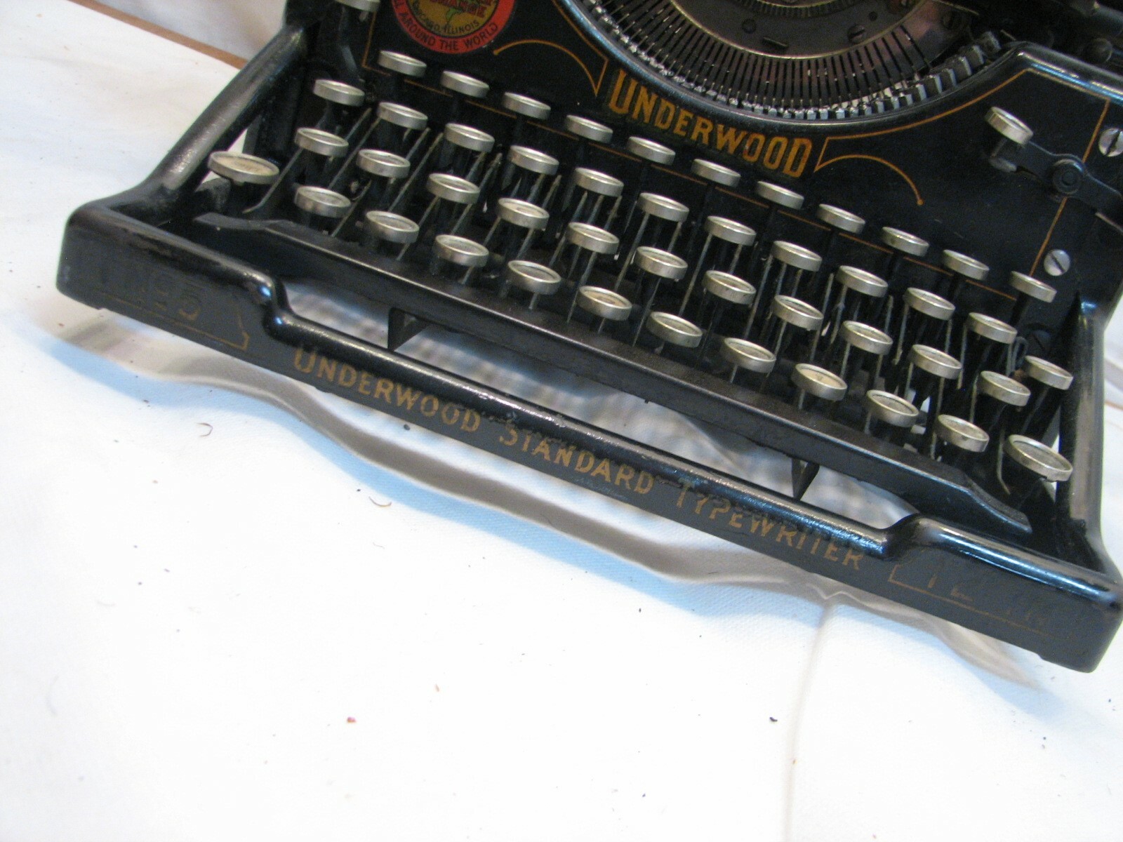 Underwood No. 5 Antique Typewriter Standard Mechanical Writing Machine ...