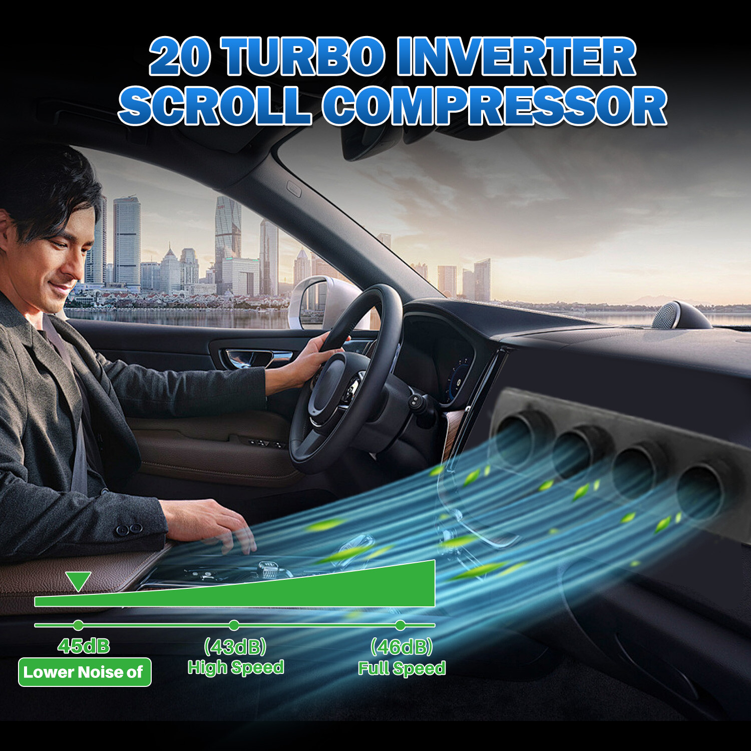 12V Remote Control Cool Electric Air Conditioner Underdash DC Auto Car ...