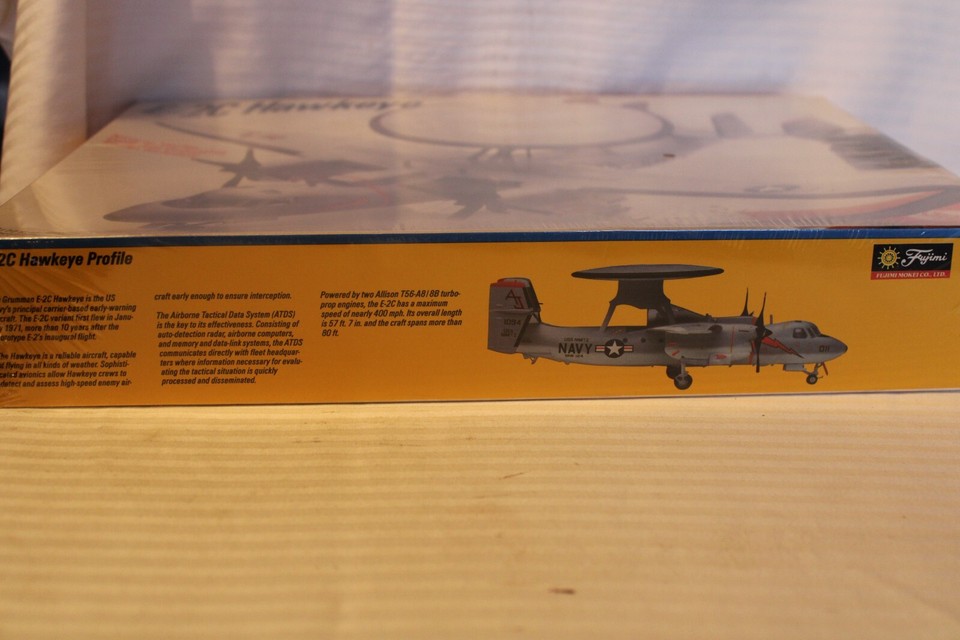 1/72 Scale Testors, Grumman E-2C Hawkeye Airplane Model Kit #363 Sealed ...