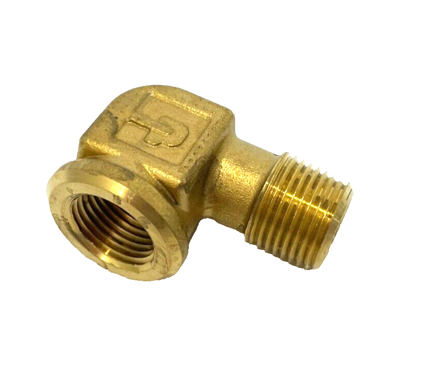 NEW Parker 1202P-6-6 Brass Elbow 3/8NPT | eBay
