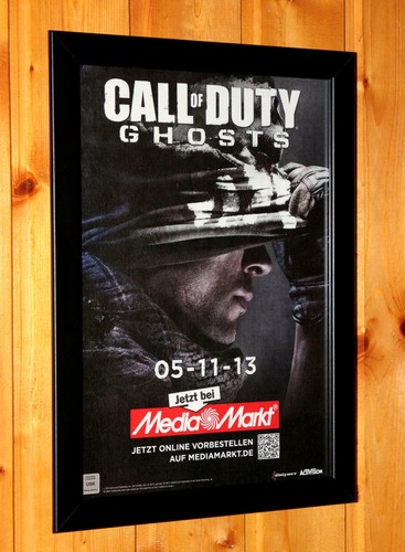 2013 Call of Duty Ghosts Rare Small Poster / Ad Page Framed PS4 PS3 ...
