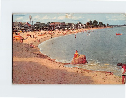 Postcard Crescent Beach Niantic Connecticut USA | eBay