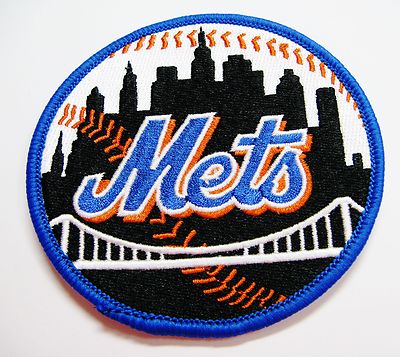 (1) LOT OF BASEBALL NEW YORK METS PATCH PATCHES (3 1/2" ROUND) ITEM ...