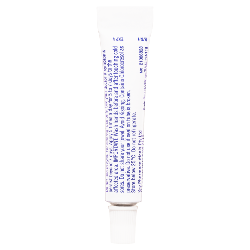 Blistex Antiviral Cold Sore Cream 5g First Sign of Tingling Itching ...