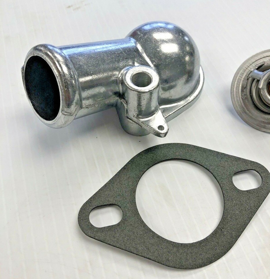 Water Neck Housing WITH THERMOSTAT 180 DEG SBC 327 350 383 NEW Fits ...