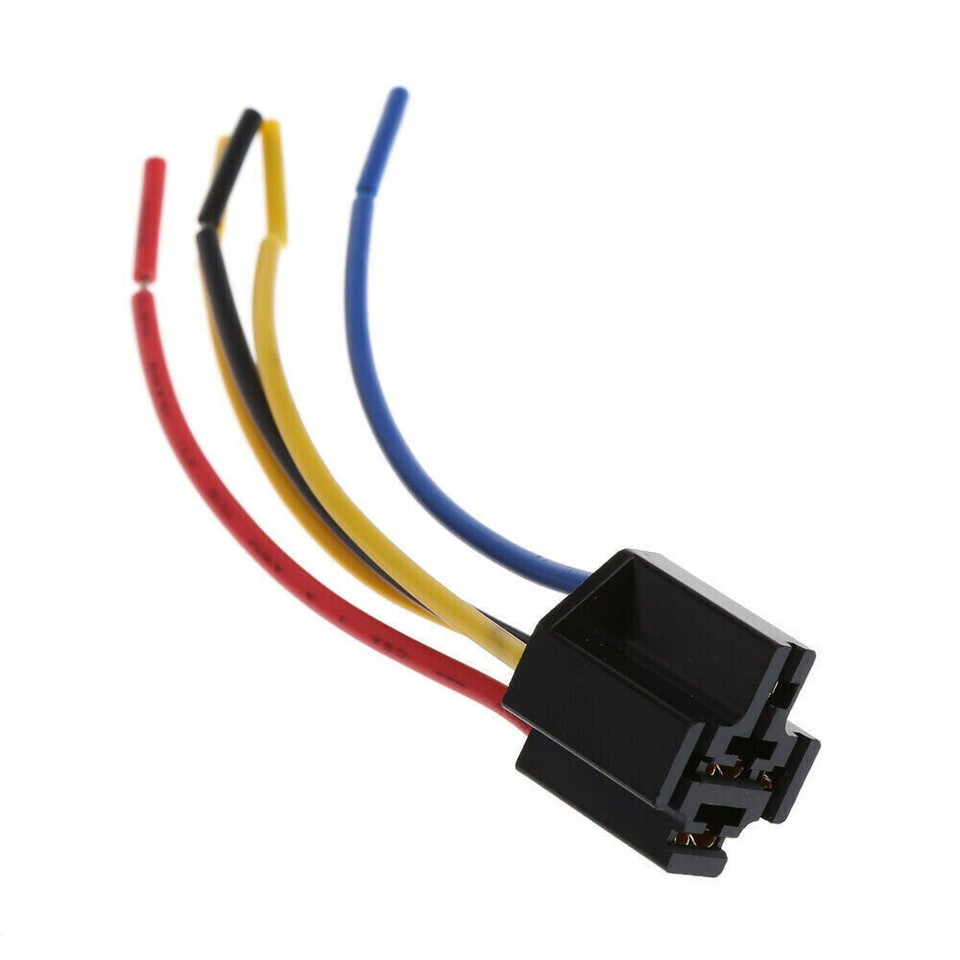 5PCS 5 Pin Cable Relay Socket Harness Connector for Car TS | eBay