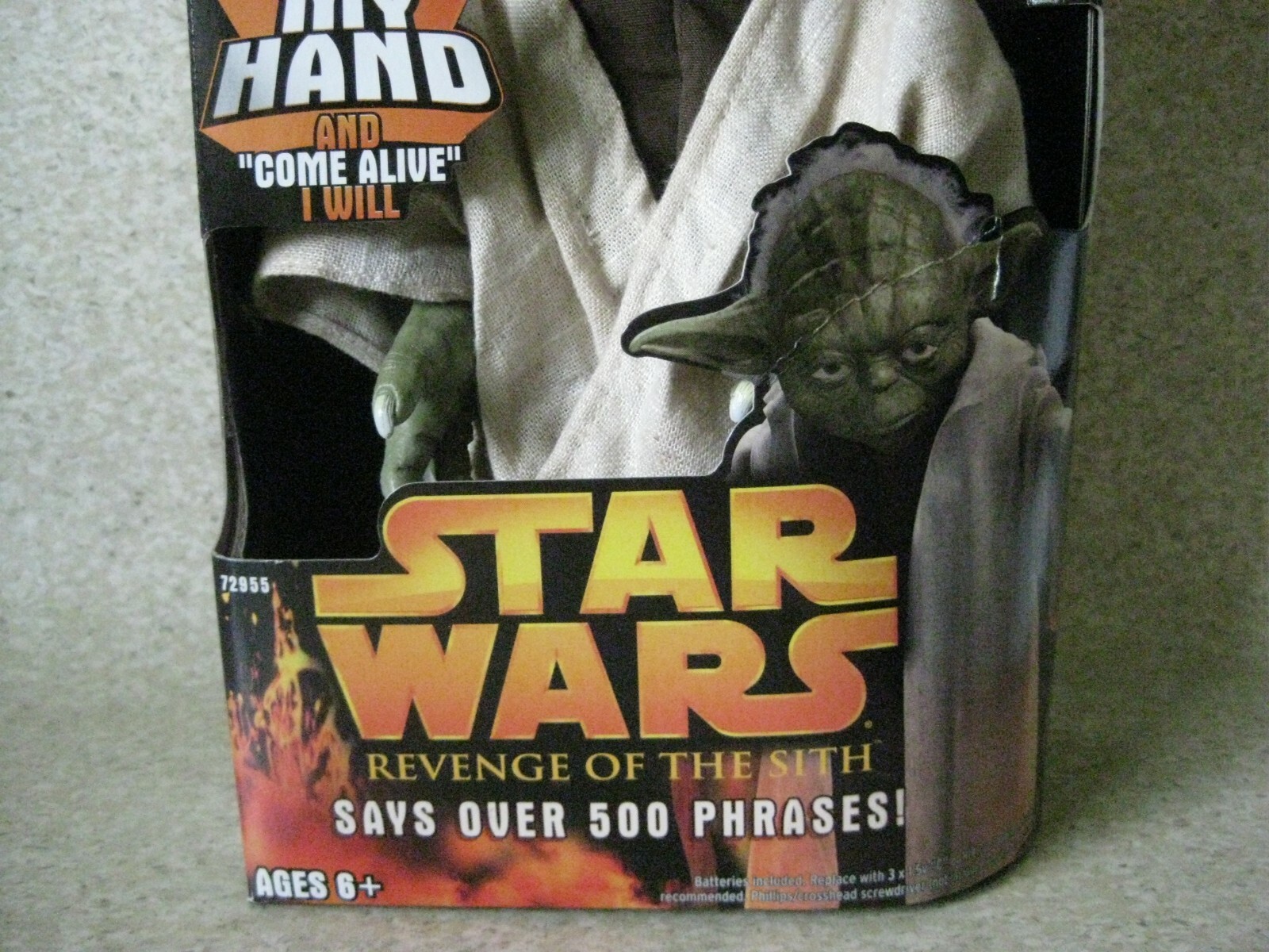 Star Wars Yoda Over 500 Phrases Sith New in Box Never out of Box Needs ...
