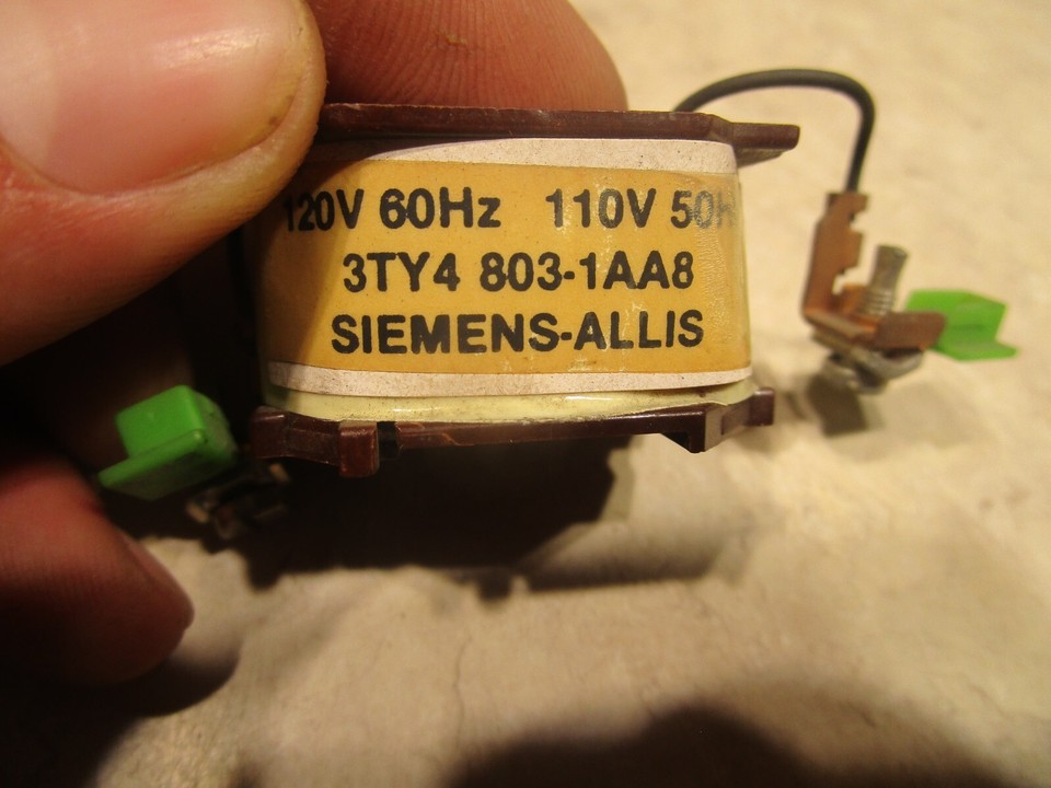 SIEMENS 3TY4 803-1AA8 COIL, S0528 | eBay