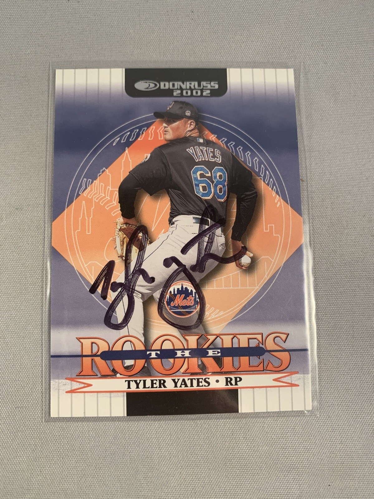 Tyler Yates Signed Autograph New York Mets 2003 Authentic Auto | eBay