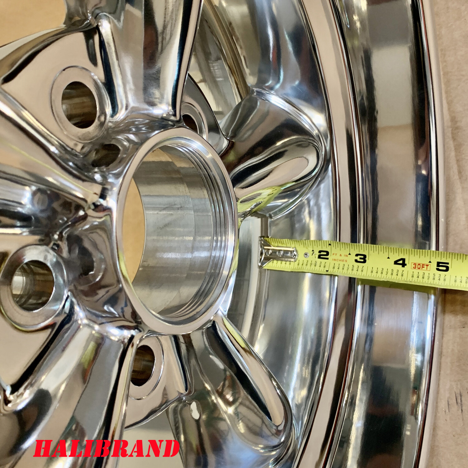 Halibrand 5 Spoke Aluminum Wheels Genuine 15” x8 5x4.5 et -22.23 (set ...