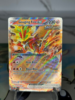 Gouging Fire EX 038/162 Full Art NM/M Temporal Forces Pokemon Card | eBay
