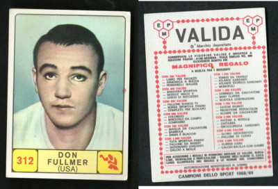 Don Fullmer (USA) Panini Boxing CARD 1968 MINT n.312 Valida | eBay