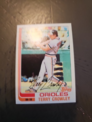 1982 Topps - #232 Terry Crowley Baltimore Orioles DH-1B | eBay