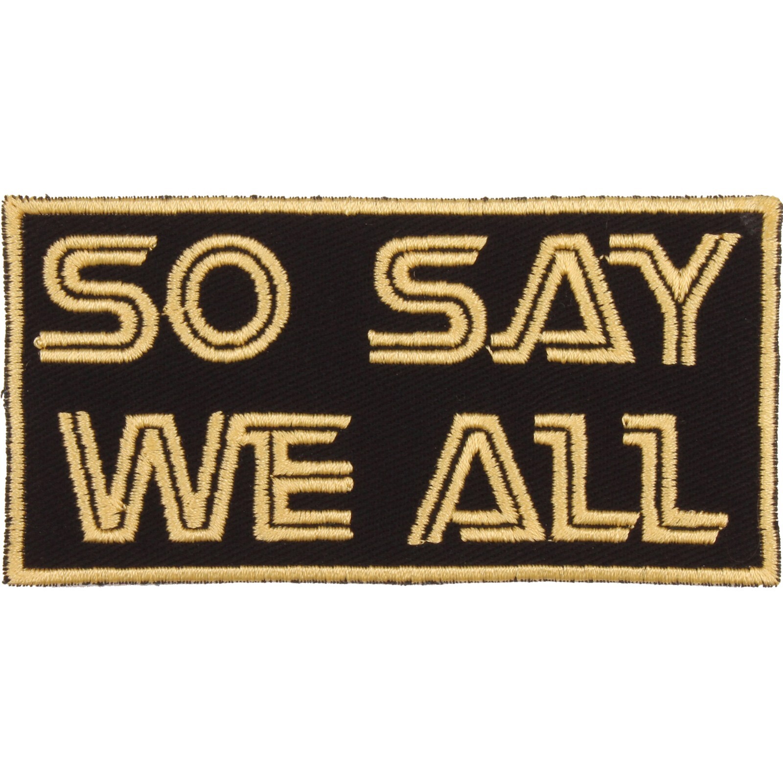 So Say We All Patch - Made in USA - BSG Patch - Battlestar Galactica ...