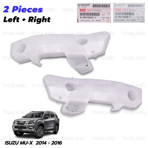 For Isuzu MU-X Mux SUV 2WD 4WD 2014 16 Front Lh + Rh Bumper Bracket ...