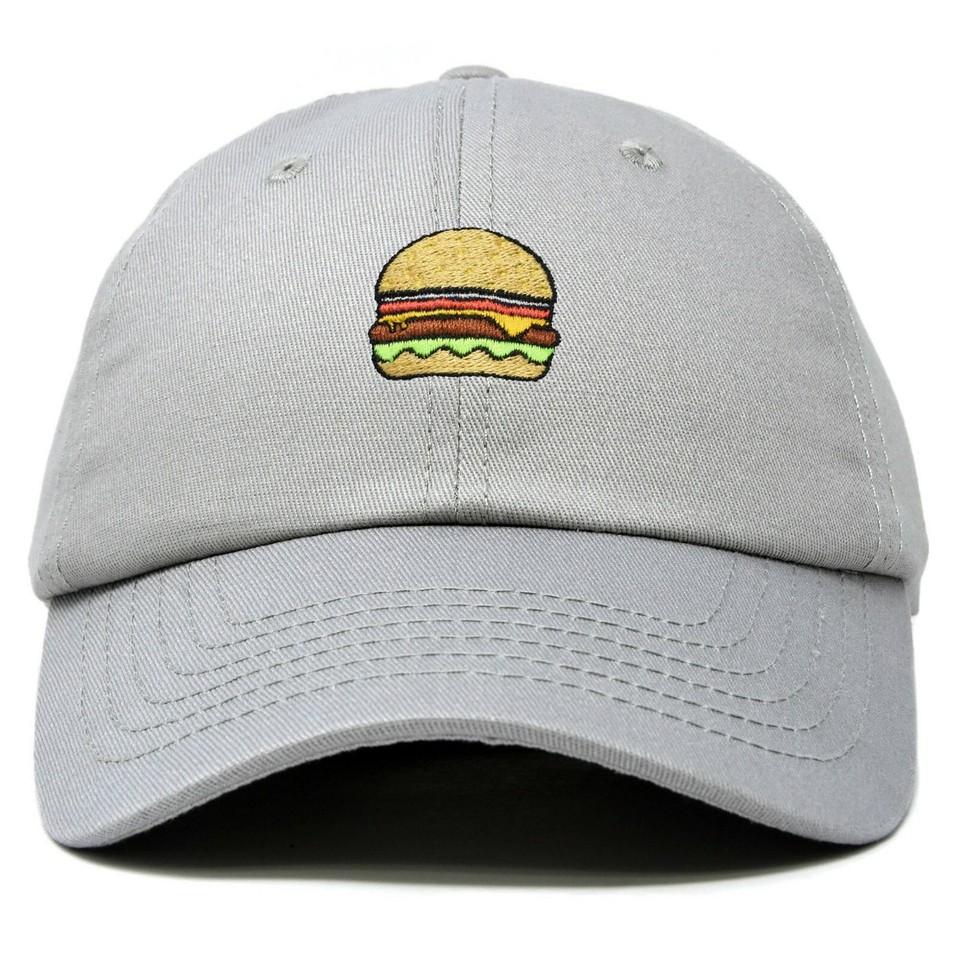 DALIX Hamburger Hat Cheeseburger Dad Baseball Cap Gift | eBay