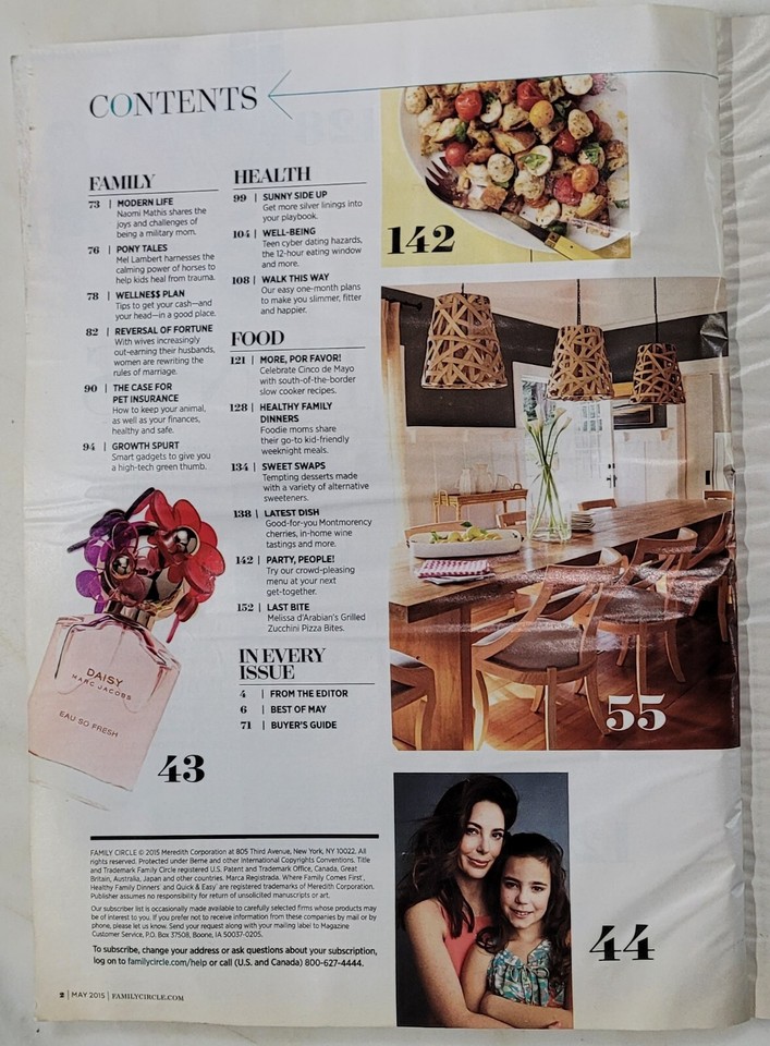 Back Issue of Family Circle magazine, May 2015 – in good condition | eBay