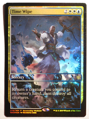 Time Wipe FOIL promo Mtg Magic English | eBay
