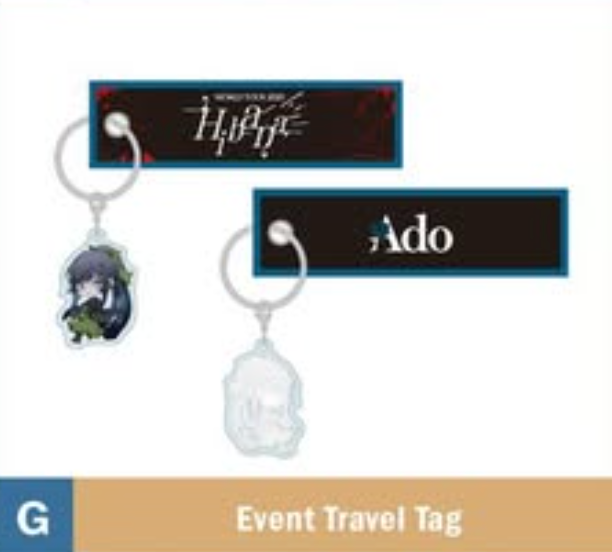 Ado WORLD TOUR 2025 Hibana Travel Tag Europe Limited ver. | eBay