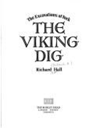 Viking Dig Paperback Richard Hall | eBay