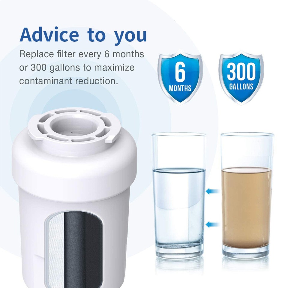 MWF Smart Water Filter Refrigerator Replacement for GE Refrigerators 2 ...