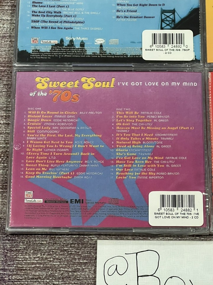 Time Life's : Sweet Soul Of The '70s [ 8 CD Set , 2009 ] 128 Hits New ...