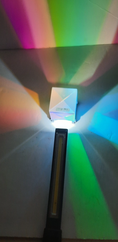 1 3/4" Prism Cube Optical Glass Rainbow Color Prism Cubes X-cube ...