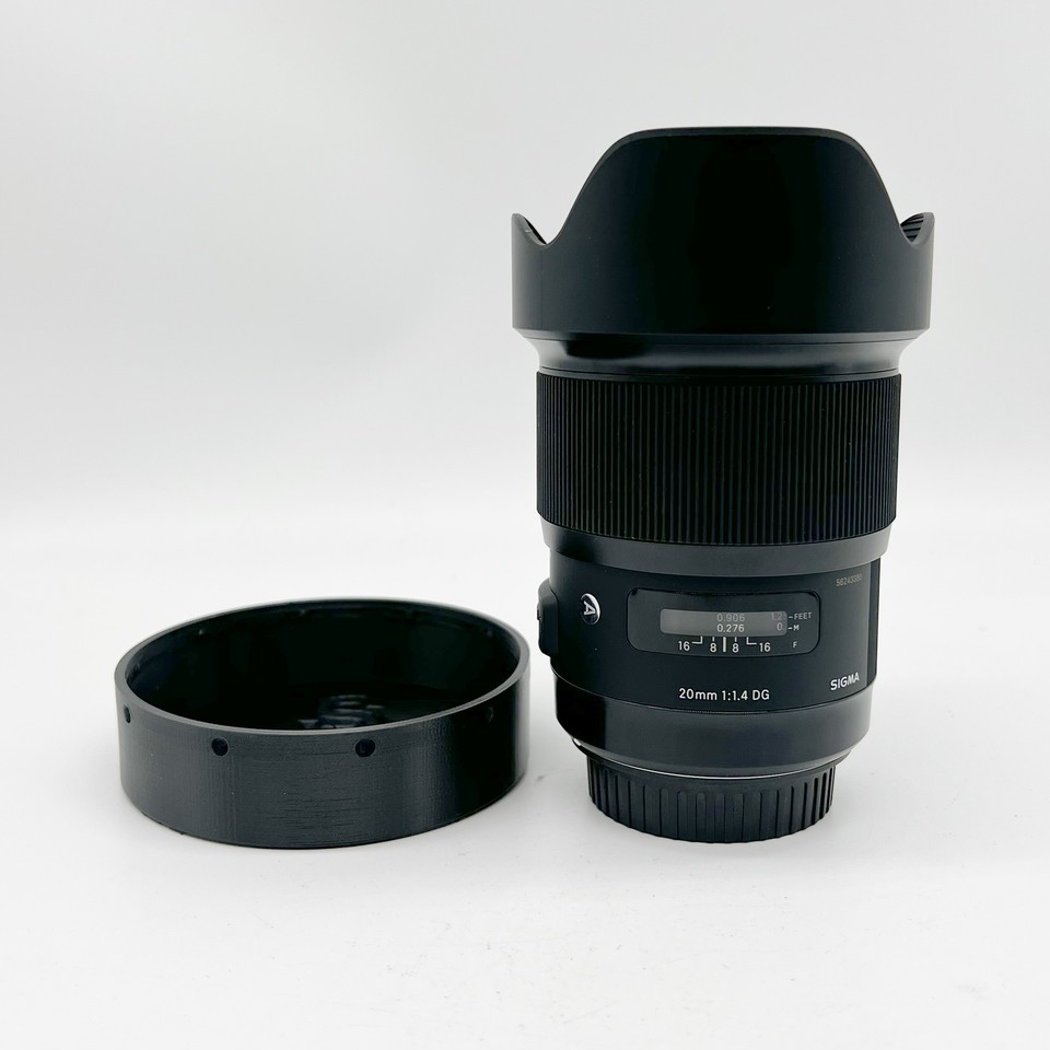 3D Print Soft Rubber Front Lens Cap for SIGMA 20 1.4 DG ART | eBay UK