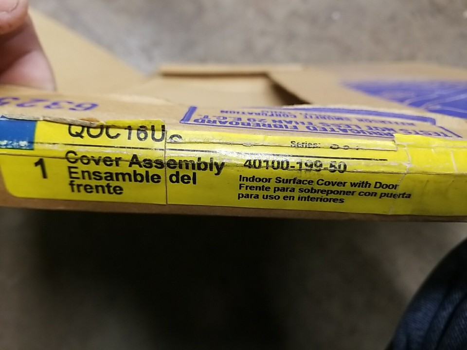 Square D QOC16US Electrical Panel Cover QO Load Center Breaker Box ...