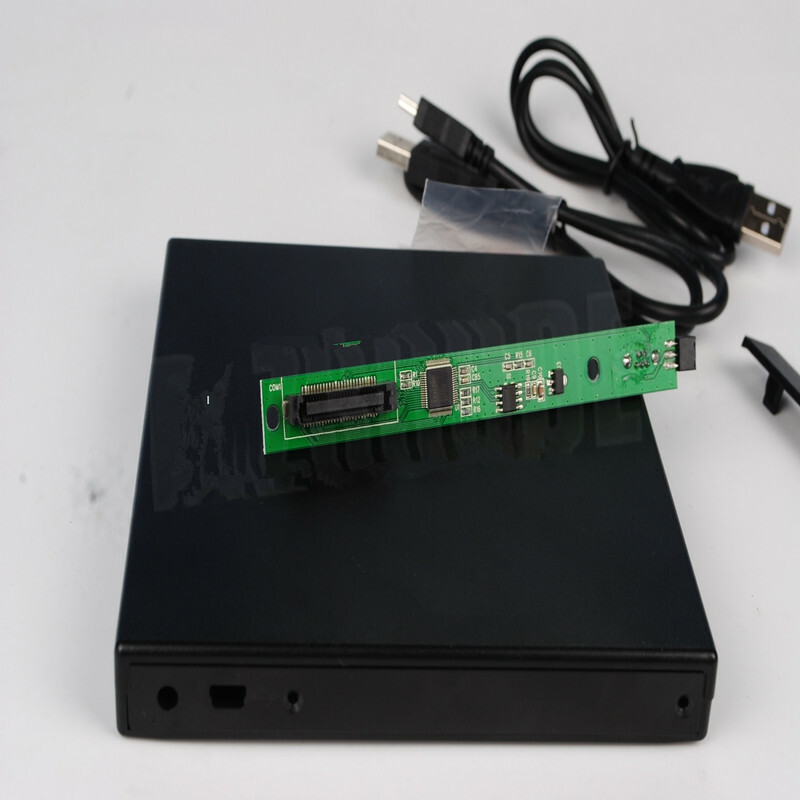 External USB Case Enclosure For Laptop 12.7mm IDE PATA CD DVD Optical ...