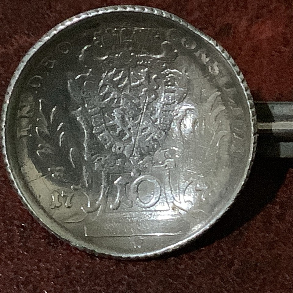 (2t)Vtg Revolutionary War Period 2 Silver 1776 Coins Made For Brooch S ...